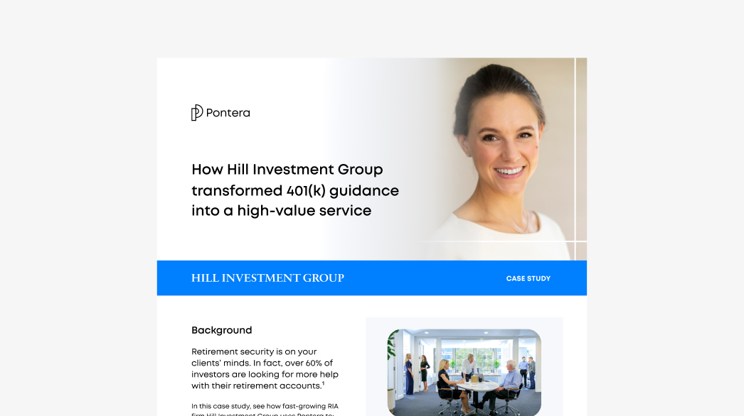 Case studies | Pontera